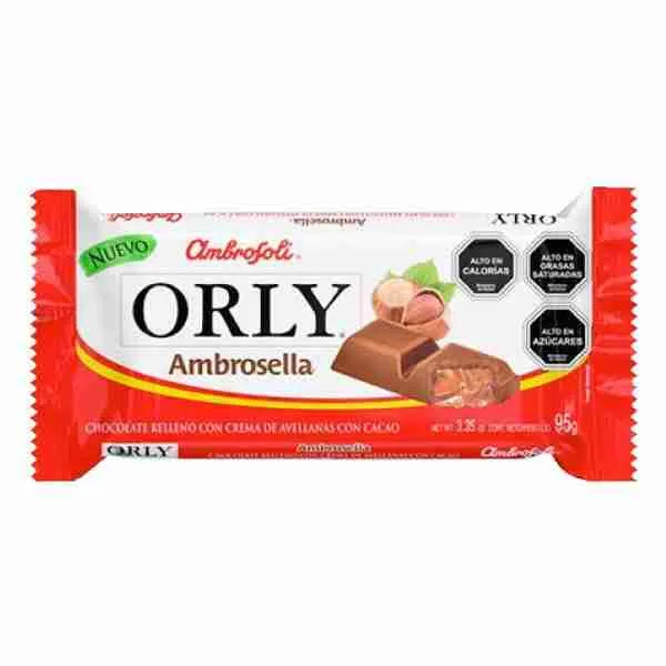 Chocolate Orly ambrosella 95gr | Confitería La Mundial