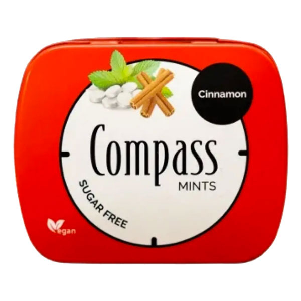 Mentas Compass cinnamon 50 uds | Confitería La Mundial