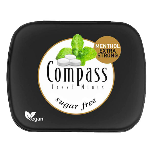 Mentas Compass menthol extra strong 50 uds | Confitería La Mundial